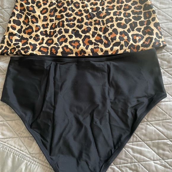 Beachsissi | Swim | Beachside Leopard Print Tankini | Poshmark